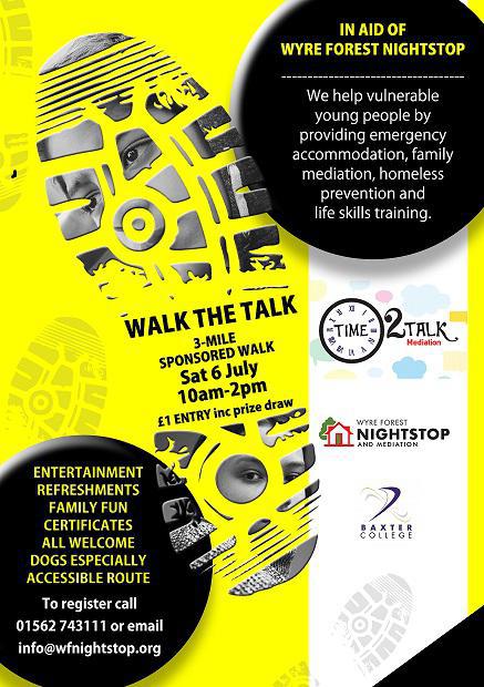 Walk the Talk Sponsored Walk | Wyre Forest and South Worcestershire ...